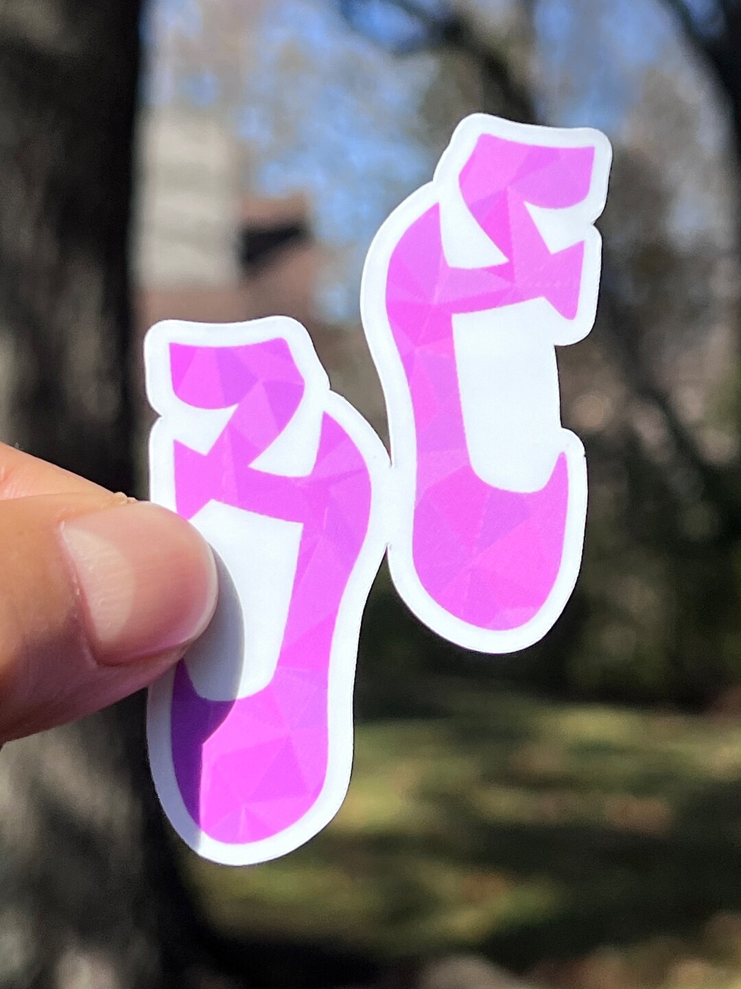 Ballet Shoe Vinyl Sticker: Waterproof Pointe Slipper, Dancer Gift - Etsy