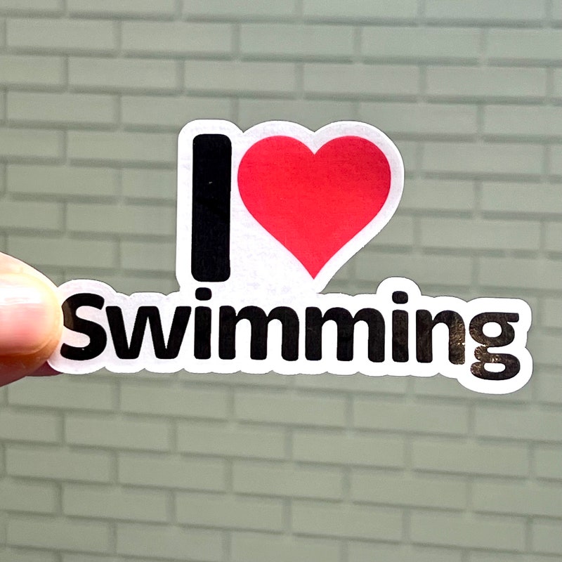 Swimmer Decal - Etsy