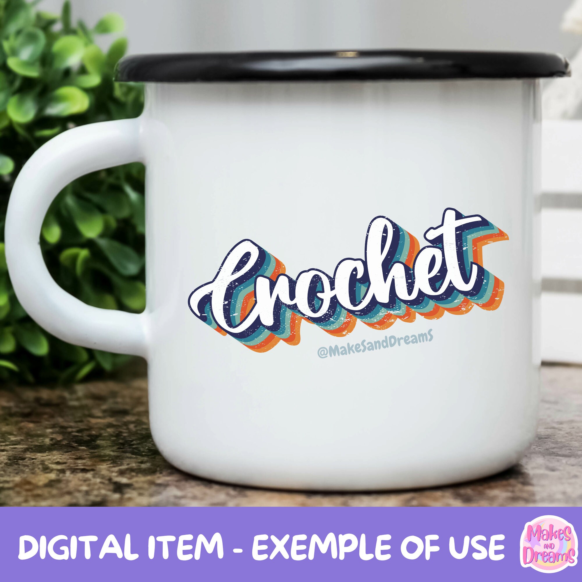 Crochet Clipart Bundle Png Crochet File for Commercial Use Crochet ...