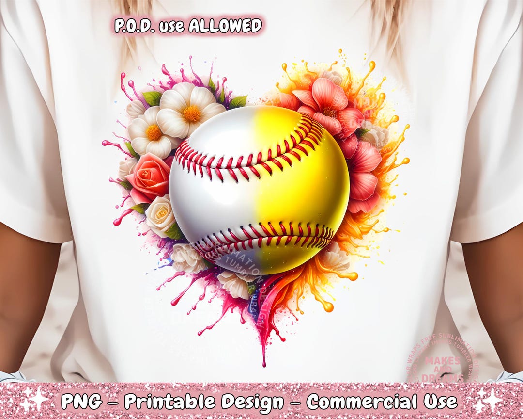 Distressed Split Baseball Png, Split Softball Heart Png, Grunge ...