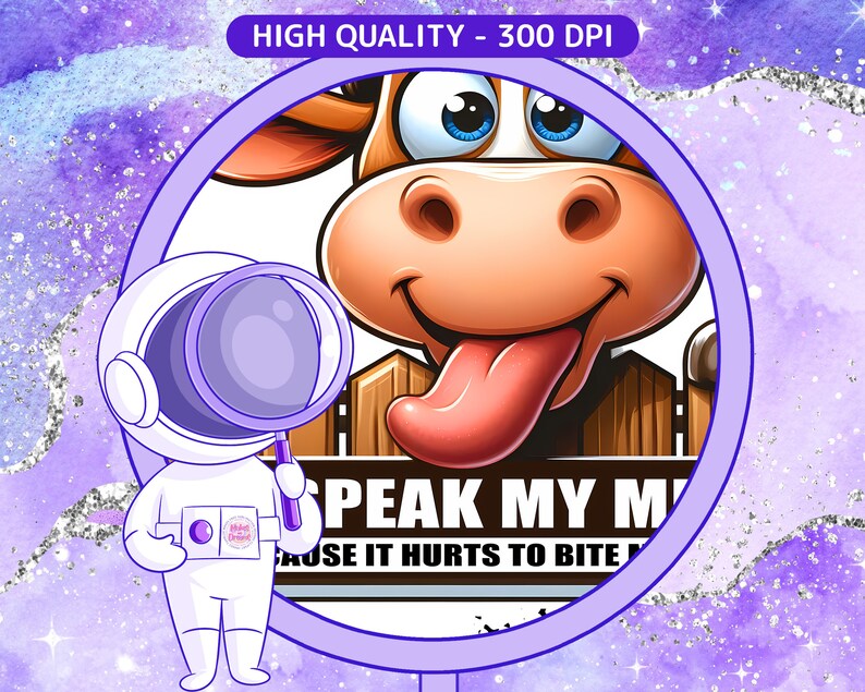 Sarcastic Cow Png Funny Cow Design Sassy Tumbler Png 20 Oz Skinny ...