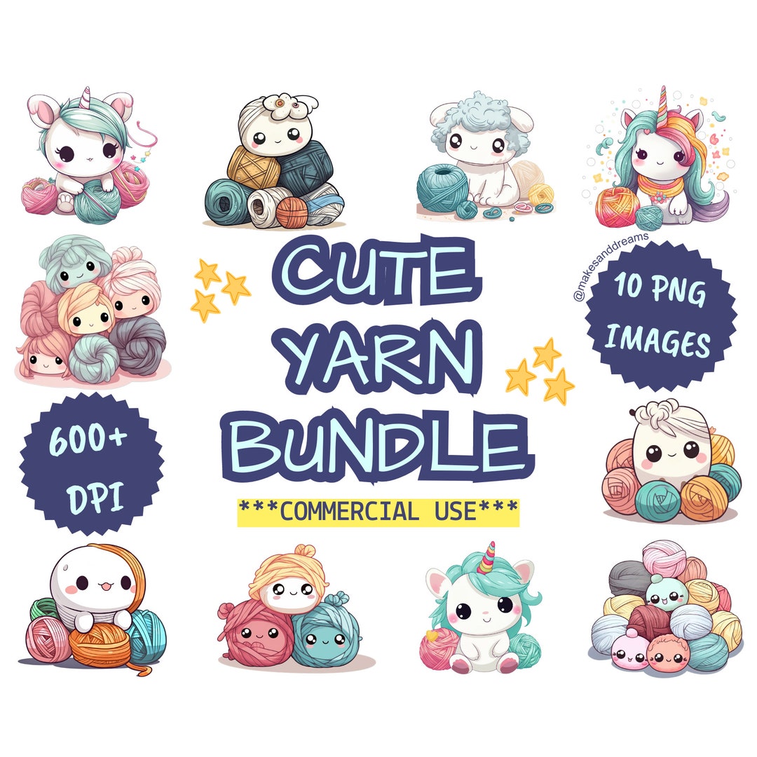 Yarn Clipart Crochet Image Yarn PNG Crochet Clipart Knitting Image for ...