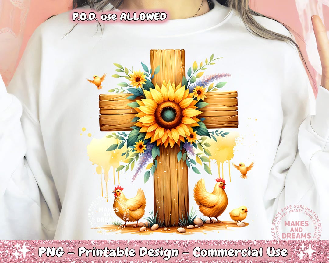 Jesus and Chickens PNG, Chicken Lover Digital Design, Jesus Lover Png ...