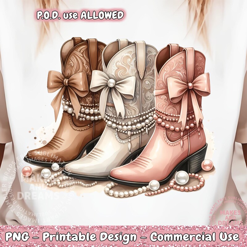 Pearl Boots - Etsy