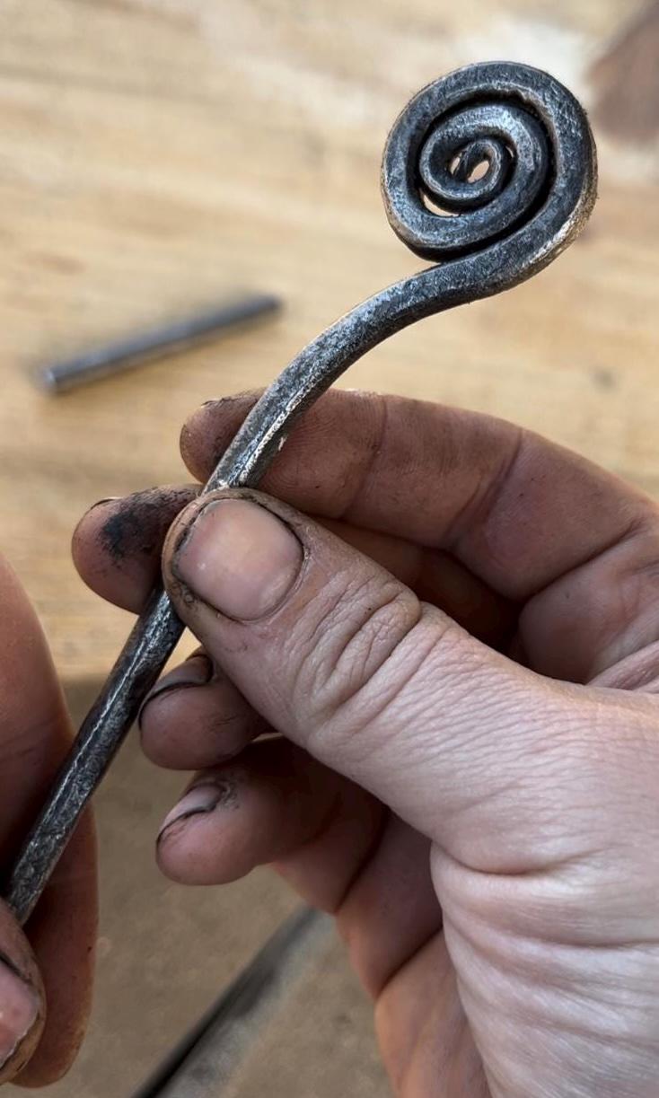 Hand Forged Hair Pin - Etsy