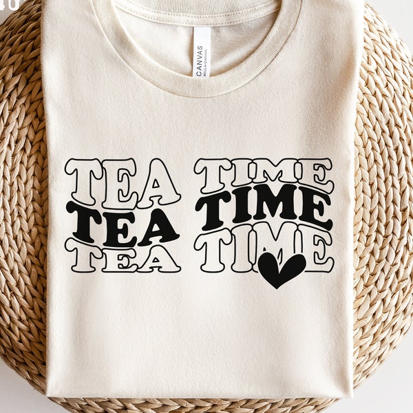 Tea Time Svg - Etsy