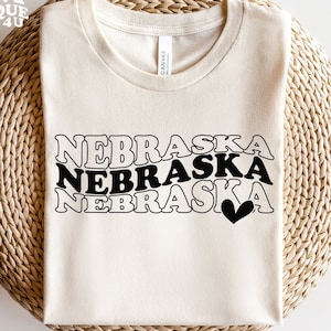 Nebraska SVG PNG PDF Love Nebraska Svg Nebraska Shirt Svg - Etsy