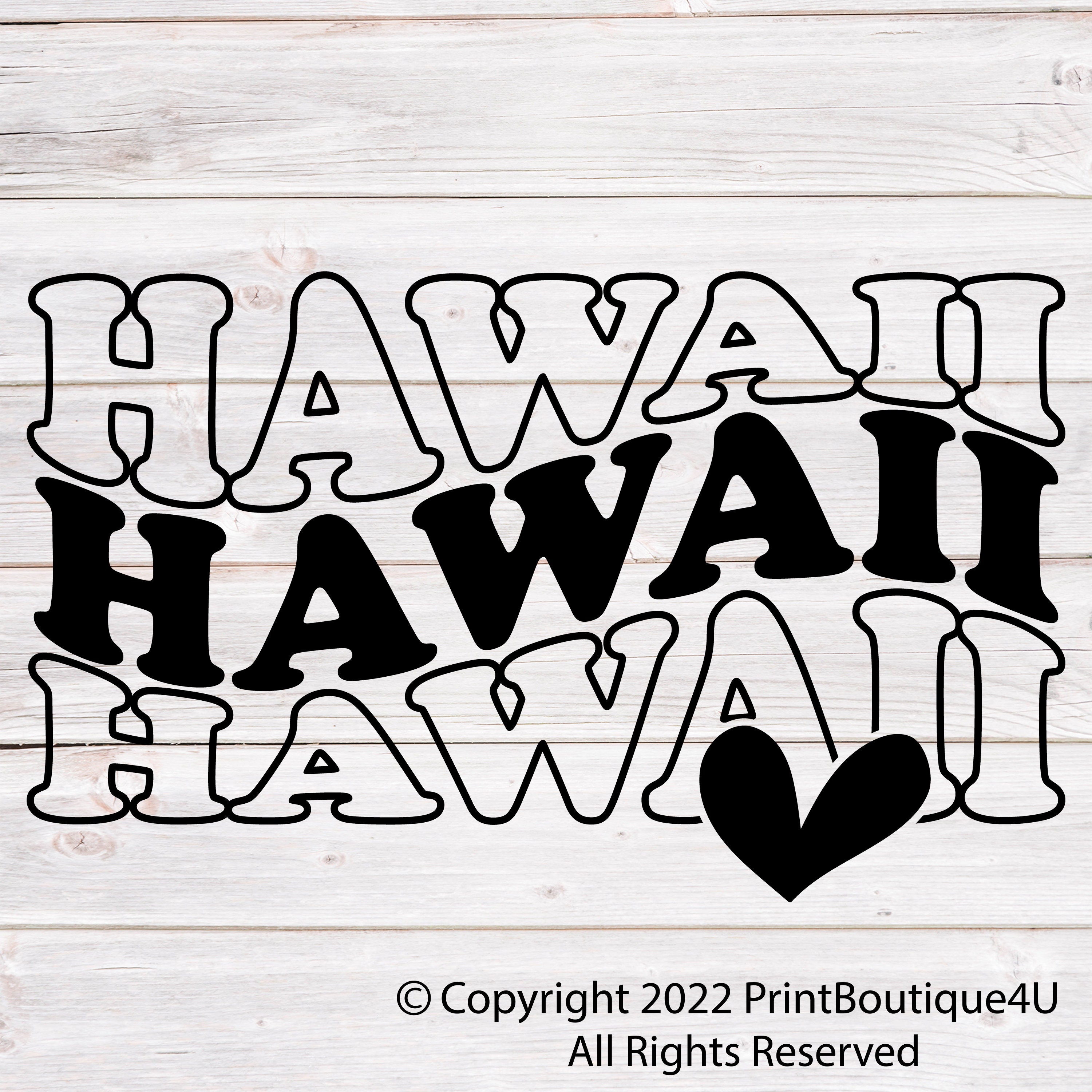 Hawaii SVG PNG PDF Love Hawaii Svg Hawaii Shirt Svg Shirt - Etsy Canada
