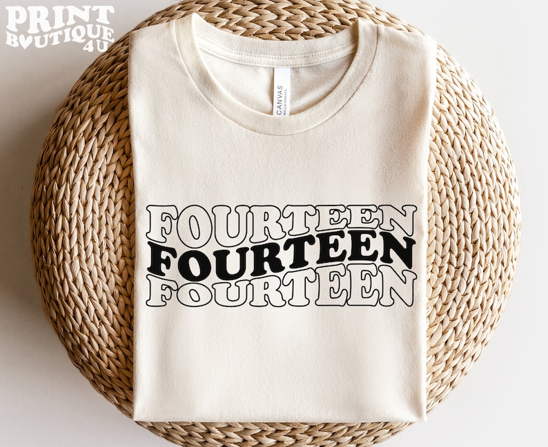 14th Birthday SVG PNG PDF Fourteen Svg 14 Svg Birthday Girl - Etsy ...