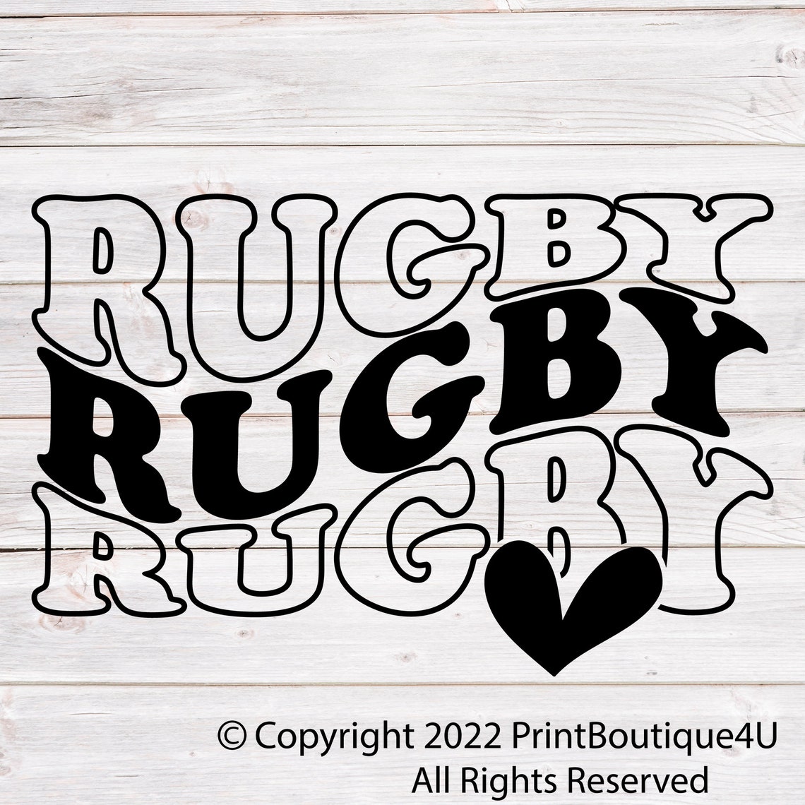 Rugby SVG File Instant Download Rugby Cut File for Cricut - Etsy