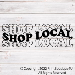 Shop Local SVG PNG PDF, Small Business Svg, Entrepreneur Svg, Cricut ...
