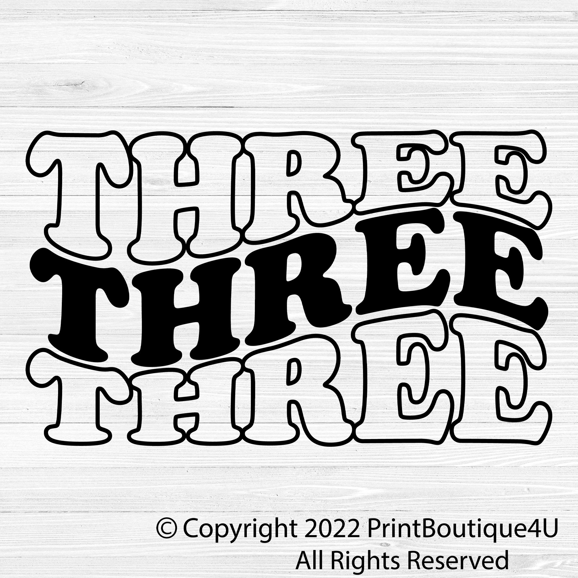 3rd Birthday SVG PNG PDF Three Svg 3 Svg Birthday Girl - Etsy Australia