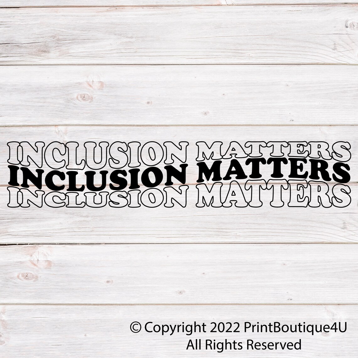 Inclusion Matters SVG PNG PDF Inclusion Svg Autism Awareness - Etsy