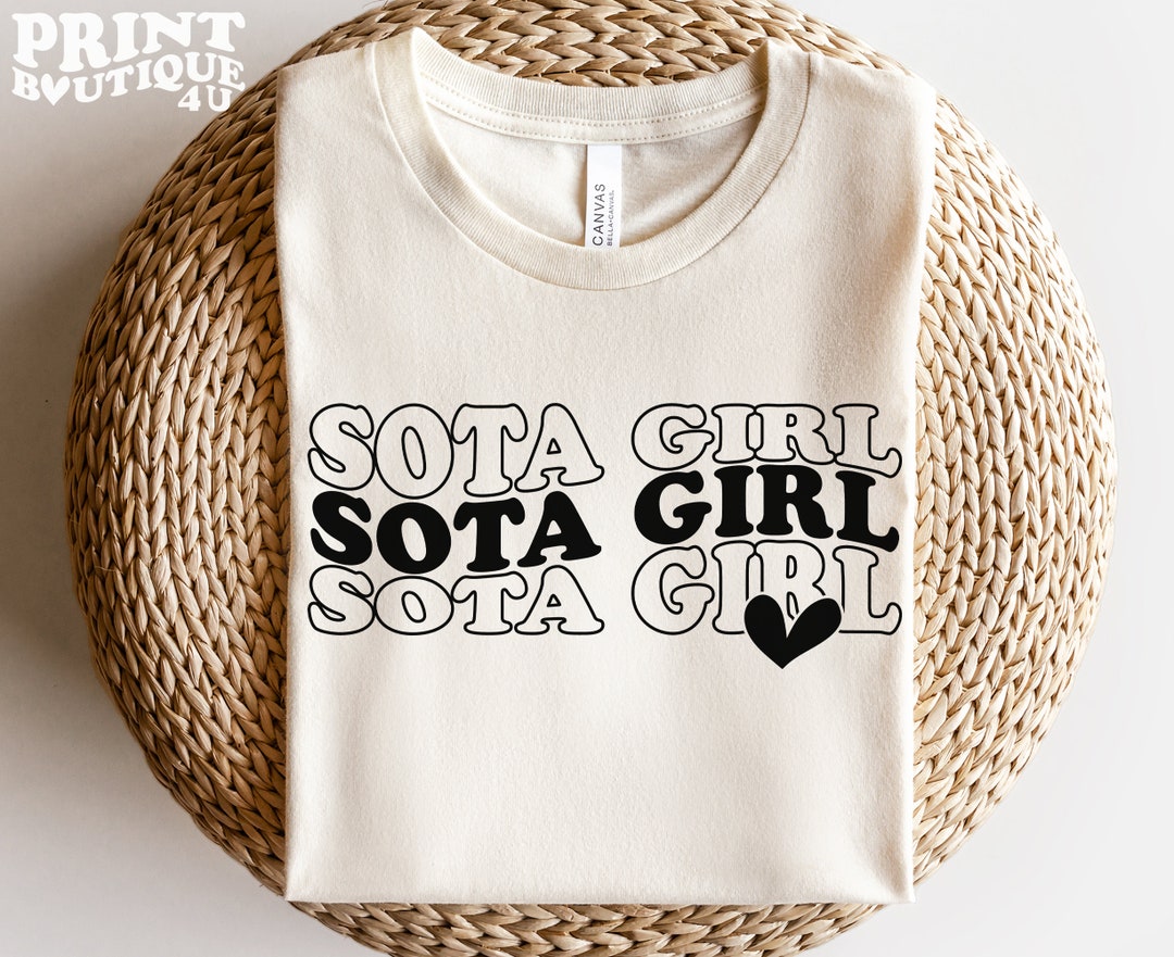 Sota Girl SVG PNG PDF, Minnesota Svg, Minnesota Shirt Svg, Minnesota ...