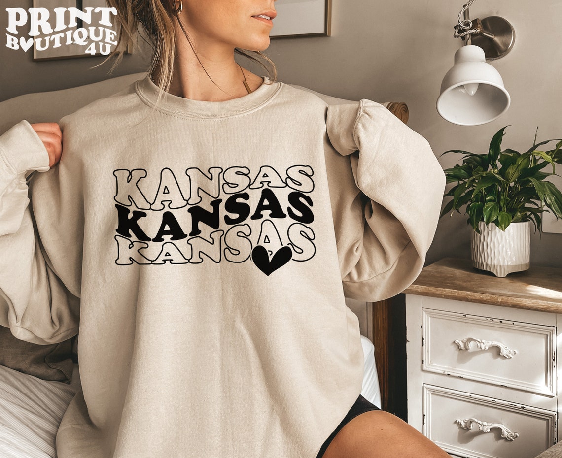 Kansas SVG PNG PDF Love Kansas Svg Kansas Shirt Svg Shirt - Etsy