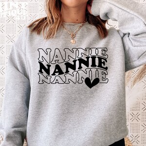 Nannie SVG File Instant Download, Sublimation PNG, Nannie Cut File for ...