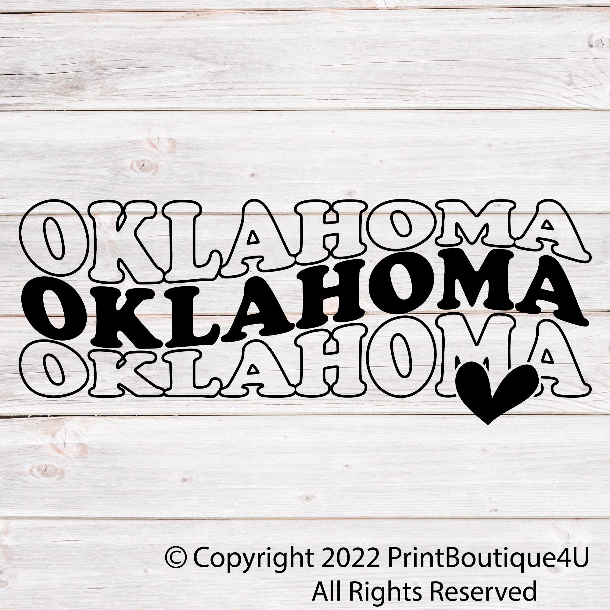 Oklahoma SVG PNG PDF Love Oklahoma Svg Oklahoma Shirt Svg - Etsy
