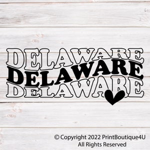 Delaware SVG PNG PDF, Love Delaware Svg, Delaware Shirt Svg, Shirt ...