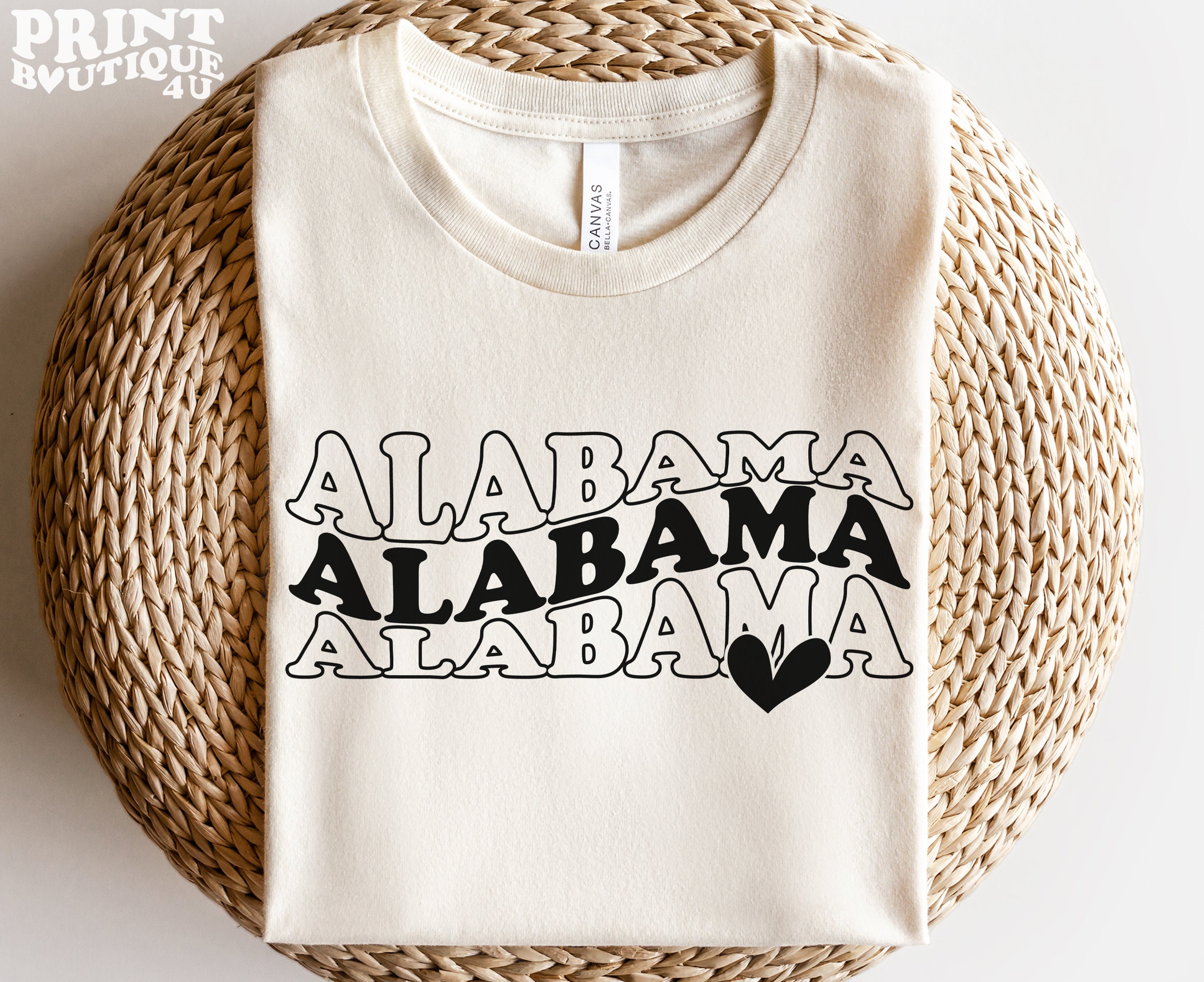 Alabama SVG PNG PDF Love Alabama Svg Alabama Shirt Svg - Etsy