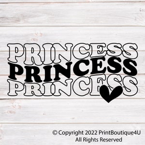 Princess SVG File Instant Download, Princess Cut File for Cricut ...
