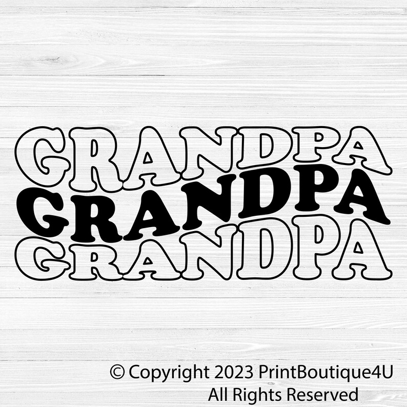 Grandpa SVG PNG PDF Grandpa Cut File for Cricut Grandpa Life - Etsy