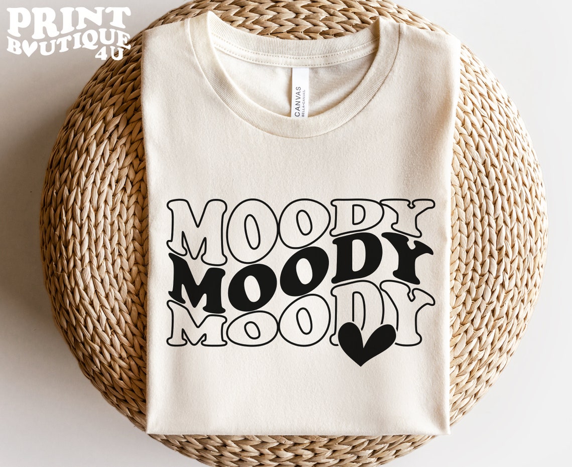 Moody SVG File Instant Download Moody Cut File for Cricut - Etsy