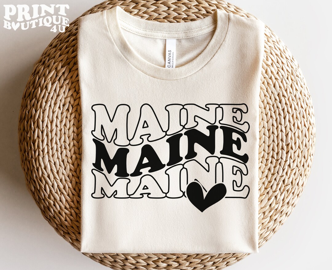 Maine SVG PNG PDF, Love Maine Svg, Maine Svg, Usa State Svg, Shirt ...