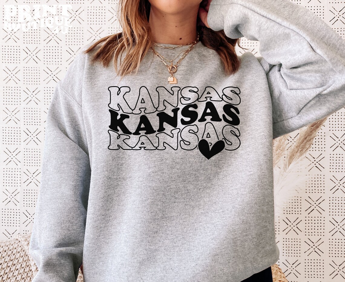 Kansas SVG PNG PDF Love Kansas Svg Kansas Shirt Svg Shirt - Etsy