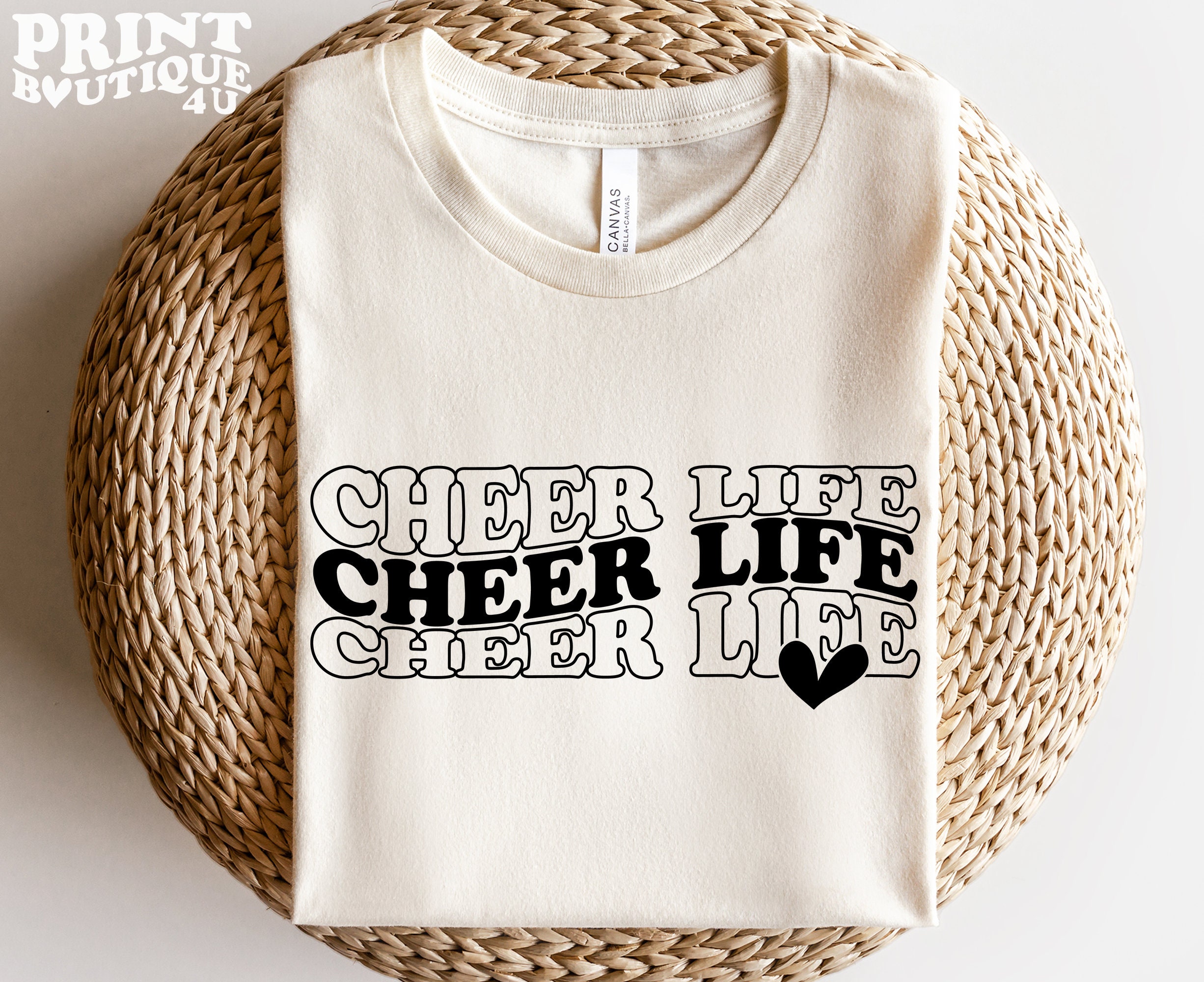 Cheer Life SVG File Instant Download Cheer Life Shirt Cricut - Etsy ...