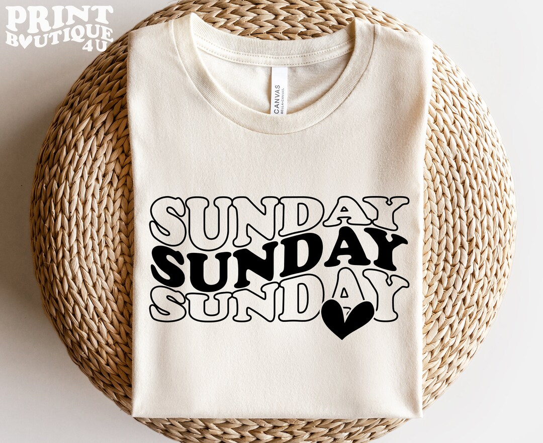 Sunday SVG PNG PDF, Love Sunday Svg, Weekend Svg, Sunday Shirt Svg ...