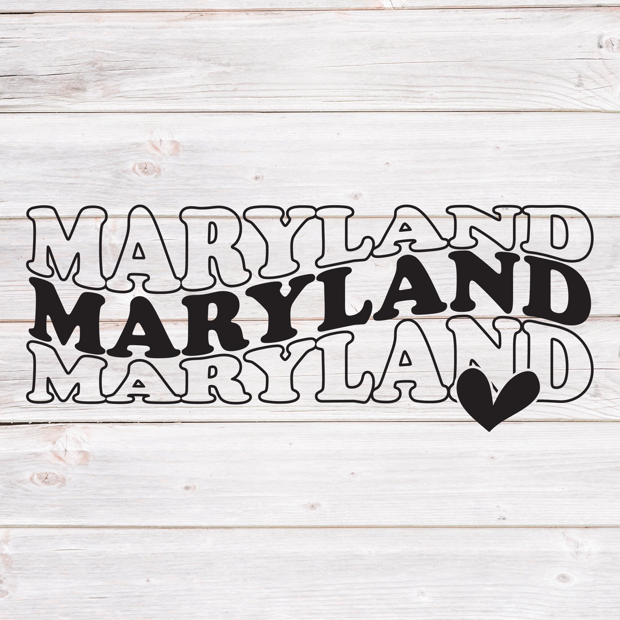 Maryland SVG PNG PDF Love Maryland Svg Maryland Shirt Svg - Etsy