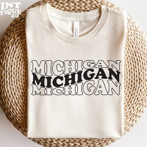 Michigan SVG PNG PDF Love Michigan Svg Michigan Shirt Svg - Etsy