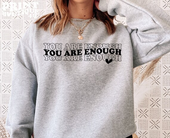 You Are Enough SVG File Instant Download You Are Enough Cut - Etsy