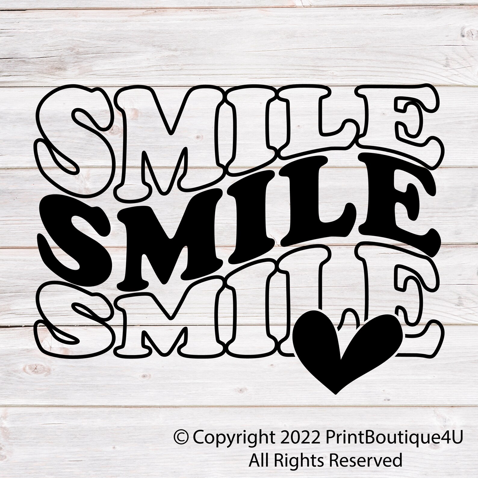 Smile SVG File Instant Download Smiley Cut File for Cricut - Etsy