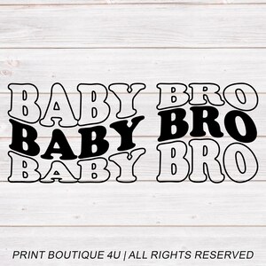 Baby Bro SVG PNG, Little Brother Svg, Baby Svg, Siblings Svg, Brothers ...