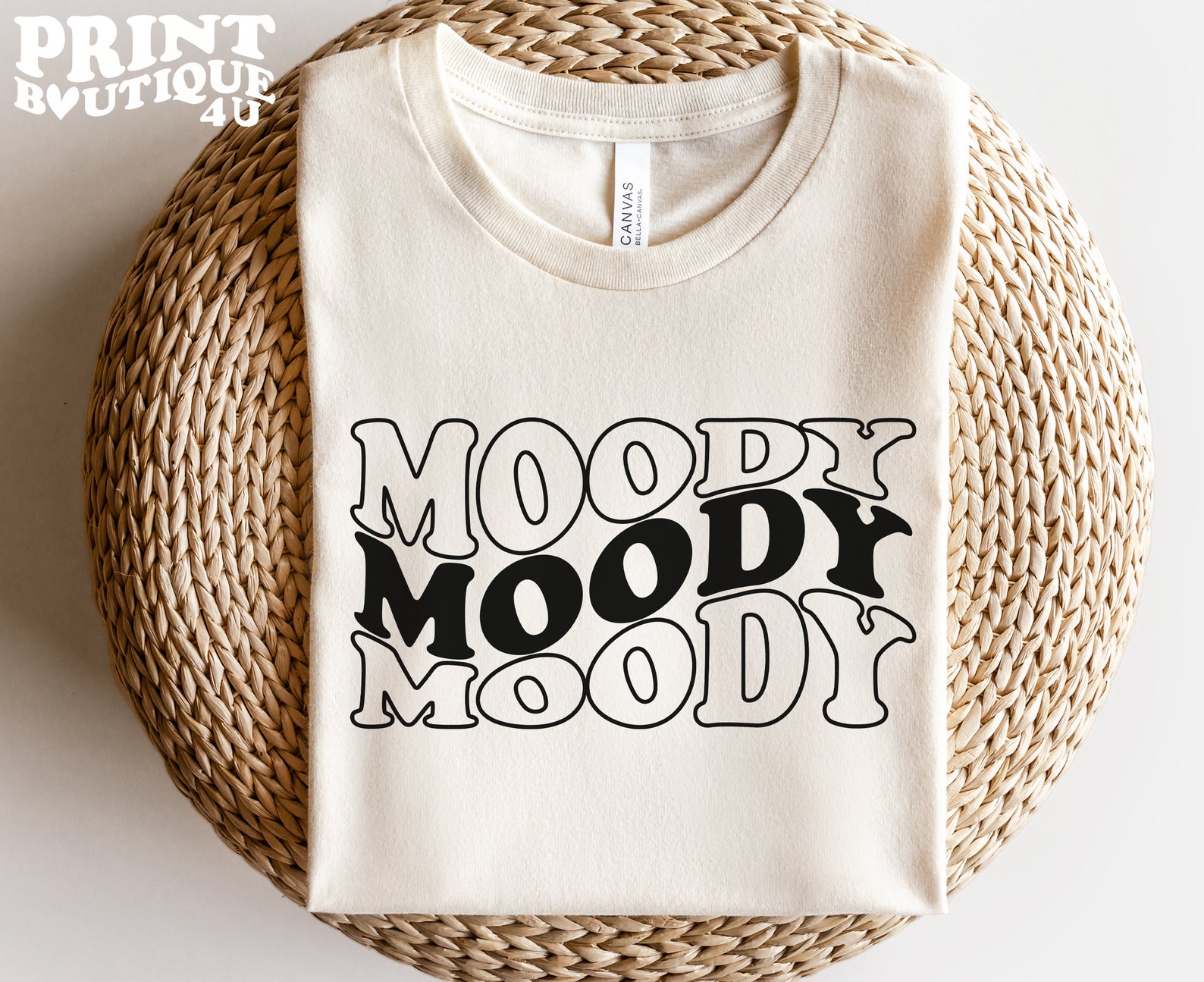 Moody SVG File Instant Download Moody Cut File for Cricut - Etsy