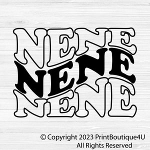 Nene SVG: High-quality Digital Download for Grandma SVG Files for ...