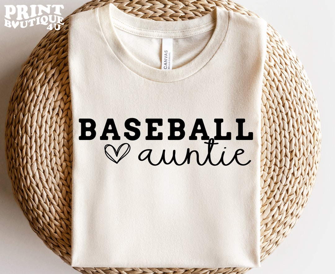 Baseball Auntie SVG PNG PDF, Sports Aunt Svg, Game Day Svg, Baseball ...