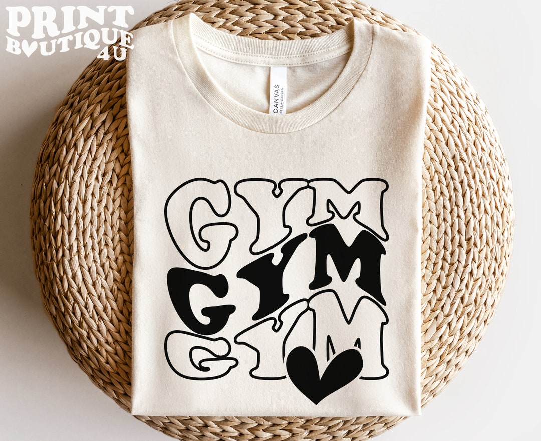 Gym SVG Cut File, Gym Shirt SVG PNG, Fitness Svg, Workout Svg, Love Gym ...