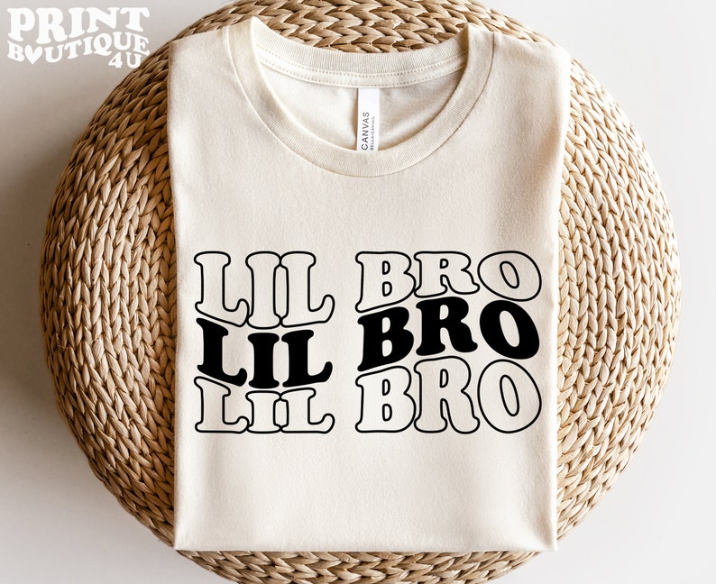 Lil Bro SVG PNG PDF, Little Brother Svg, Baby Svg, Siblings Svg ...