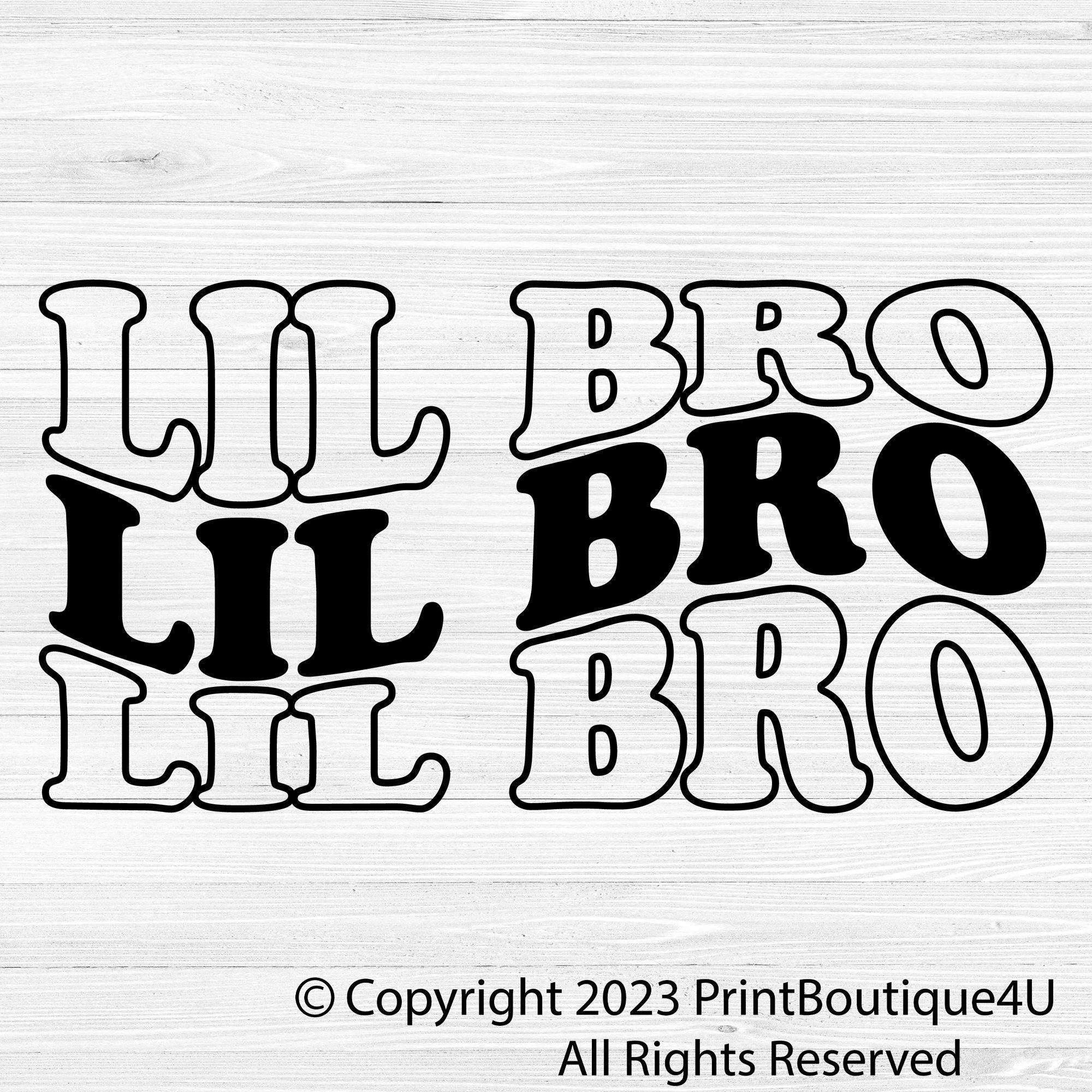 Lil Bro SVG PNG PDF, Little Brother Svg, Baby Svg, Siblings Svg ...