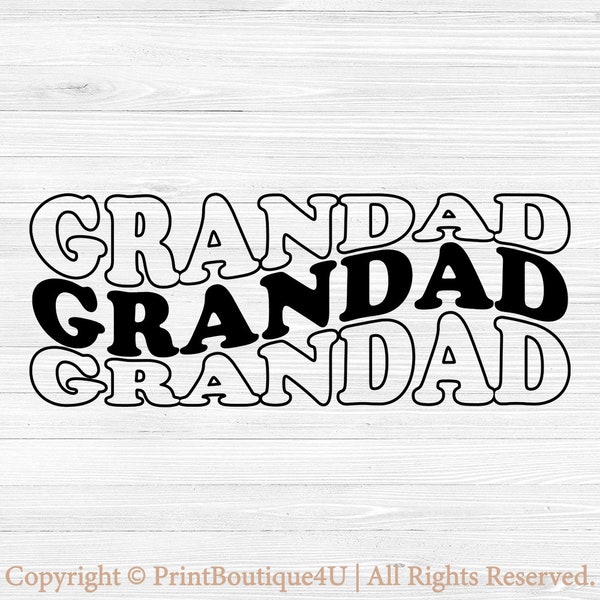 Grandad Svg - Etsy