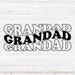 Grandad SVG PNG PDF Files for Cricut, Grandpa Svg, Father's Day Svg ...