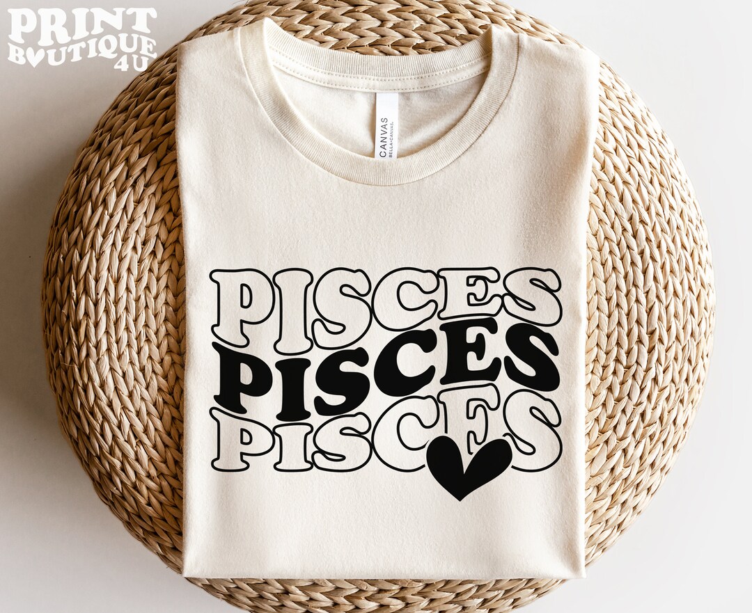 Pisces SVG PNG PDF, Zodiac Svg, Horoscope Svg, Pisces Shirt Svg, Shirt ...