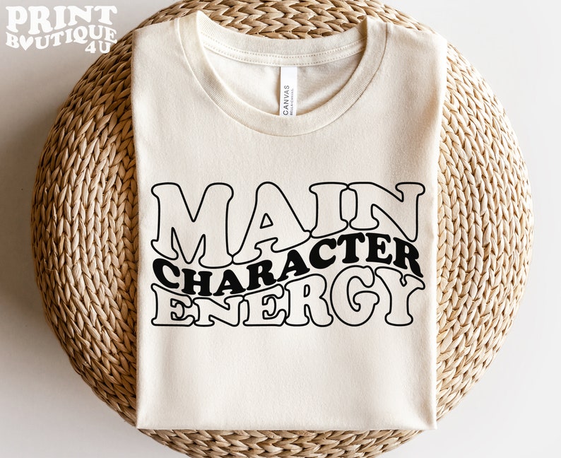 Main Character Energy SVG PNG PDF Main Character Energy - Etsy