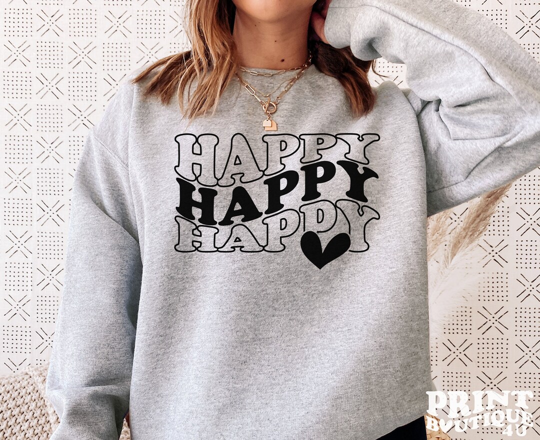 Happy SVG File Instant Download, Choose Happy Cut File for Cricut ...