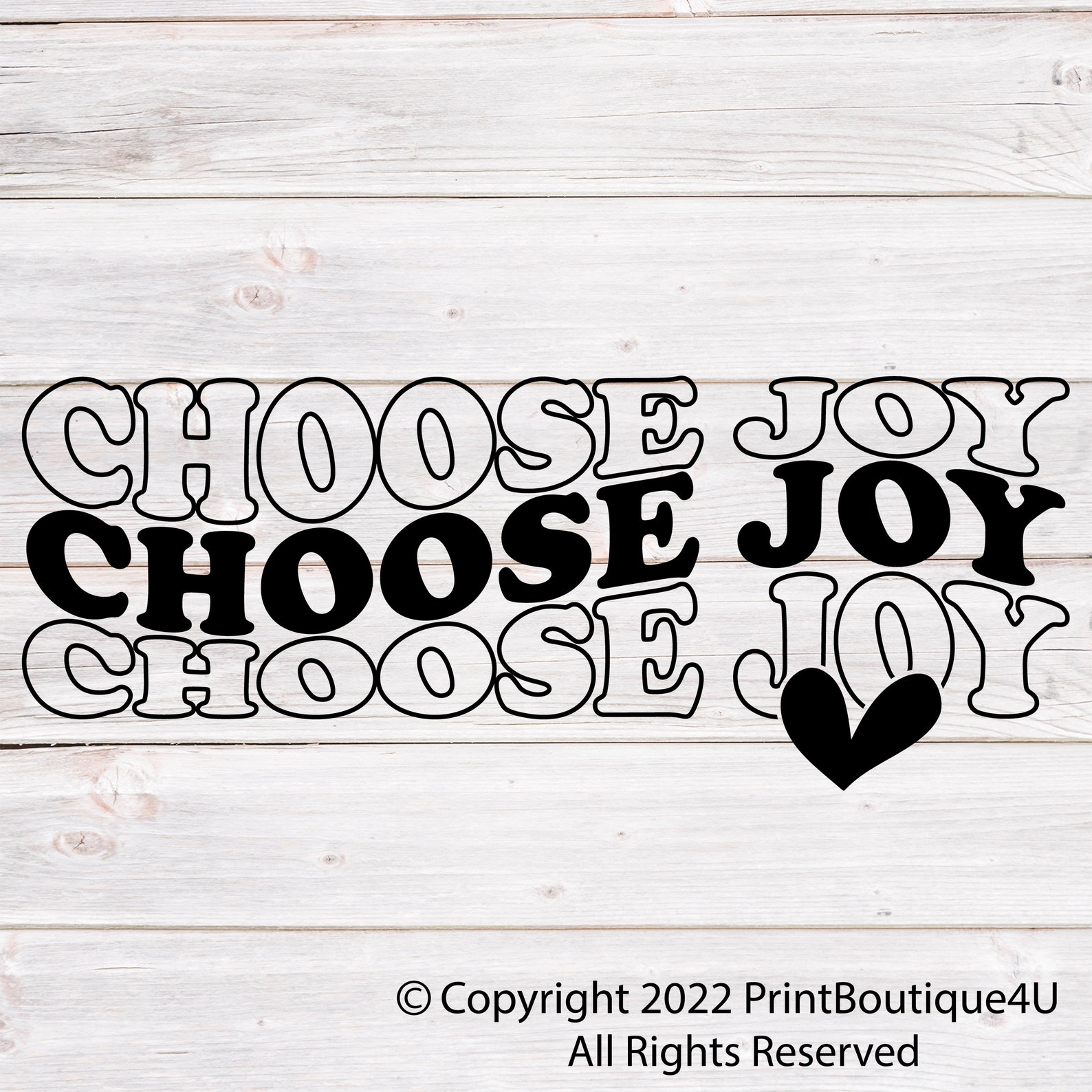 Choose Joy SVG File Instant Download Choose Joy Cut File for - Etsy