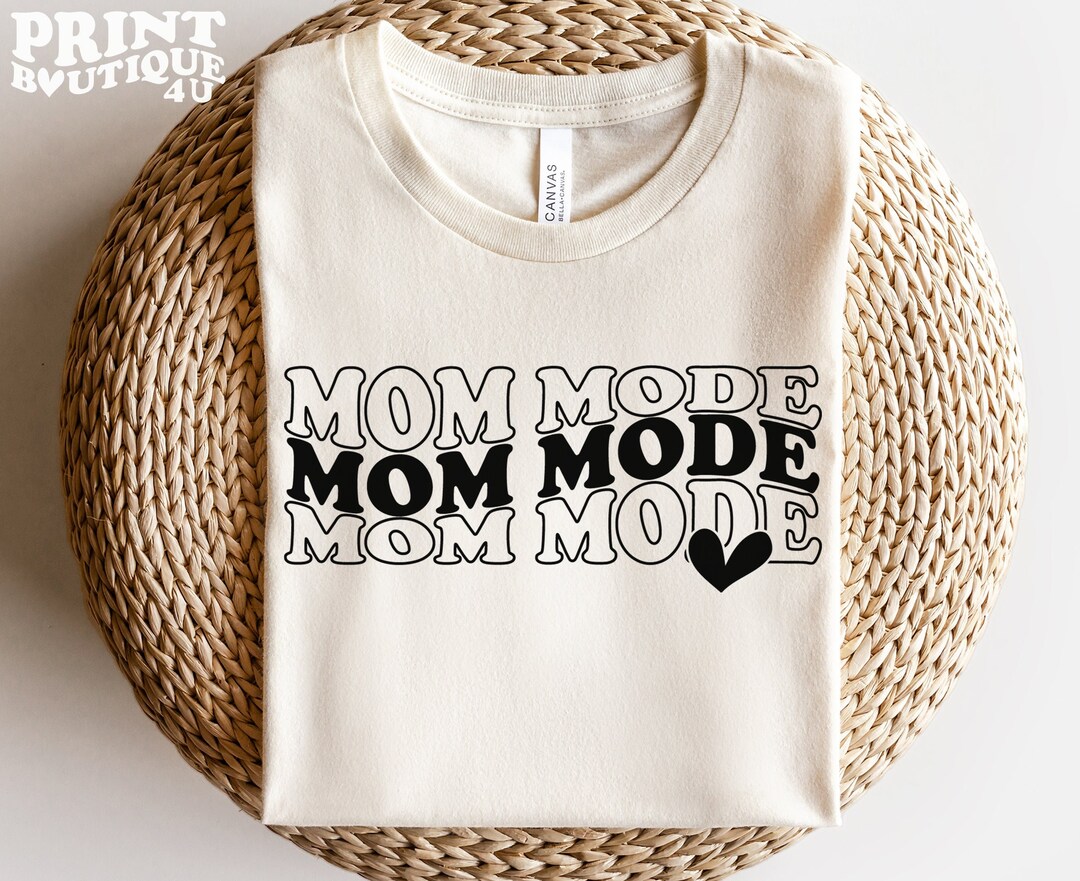 Mom Mode SVG File Instant Download, Mom Life Cut File for Cricut, Mom ...