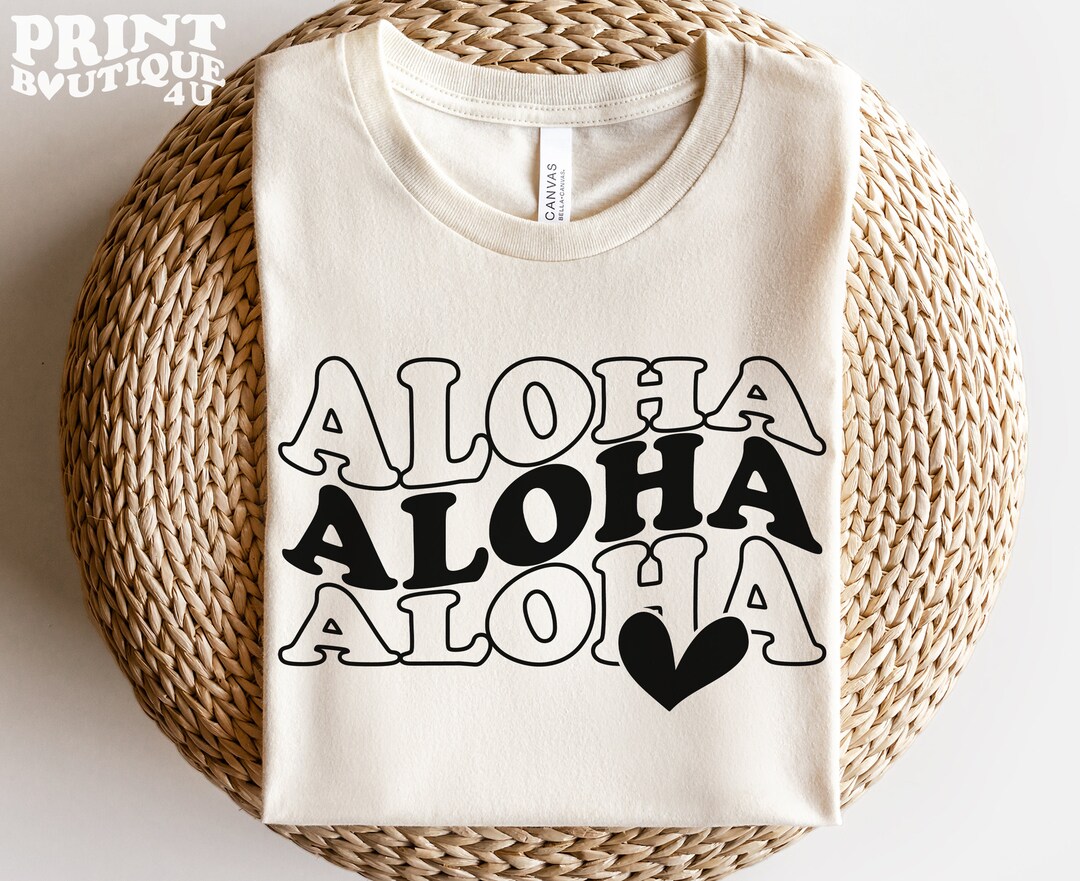 Aloha SVG File Instant Download, Aloha Cut File for Cricut, Aloha Svg ...