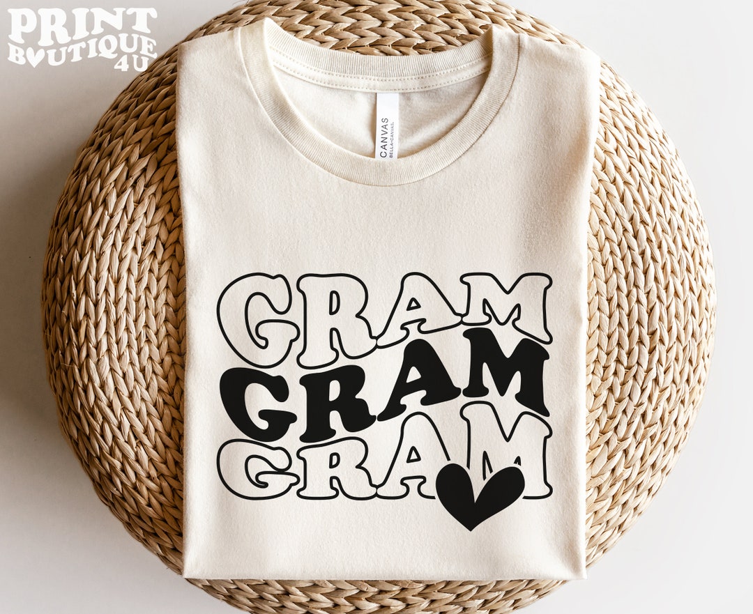 Gram SVG File Instant Download, Grandma Cut File for Cricut, Funny ...